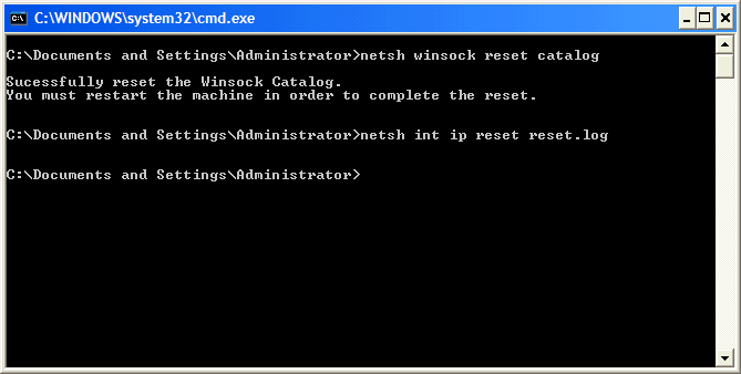 No Internet Connection